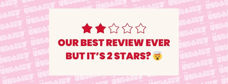 Our Best Review Ever… But It’s Only 2 Stars? 🤯 – The Undairy Co.